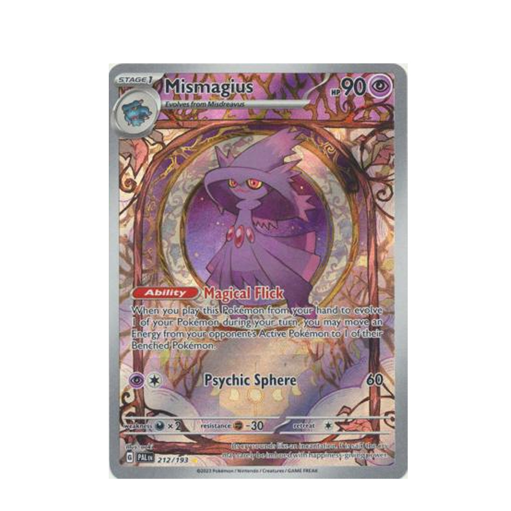 Pokemon - Mismagius (212/193) Card (Scarlet & Violet: Paldea Evolved ...