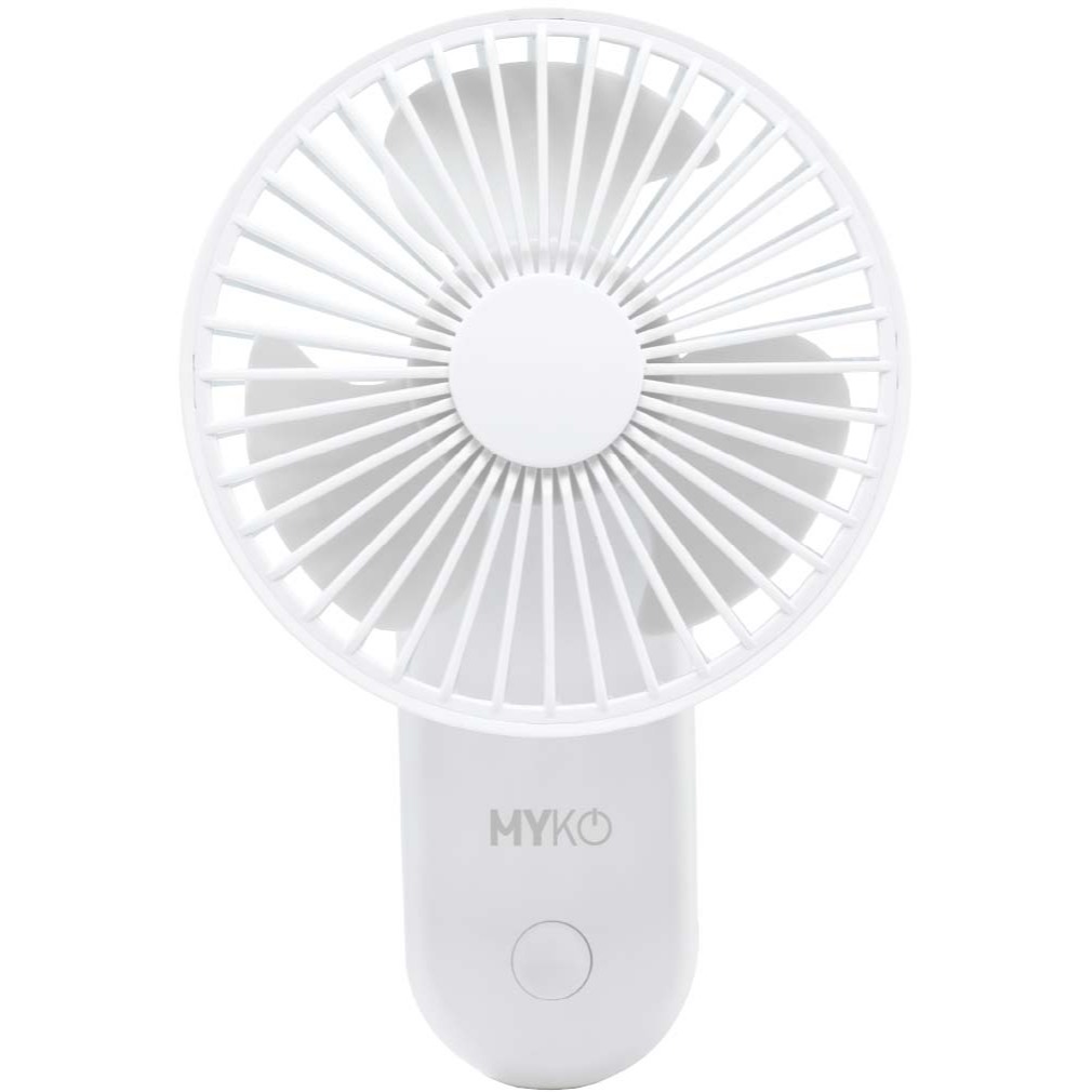MYKO USB Magnetic Clip Mini Fan White | Shopee Singapore