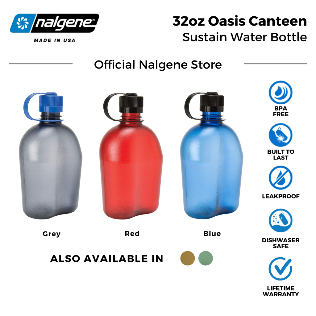 Nalgene 32Oz | 1L Oasis Canteen Bottle Sustain | Shopee Singapore