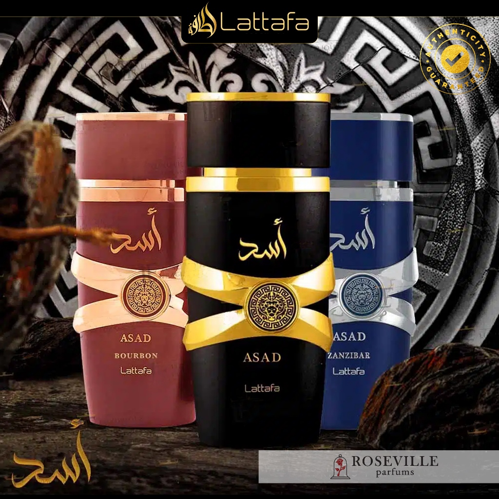 LATTAFA Asad Collection 100ml (Original Made in UAE) Arabic Spray Dubai ...