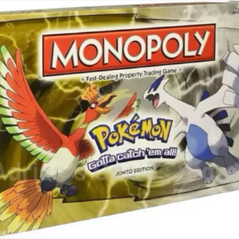 【SG】Monopoly Pokemon Johto Edition Gotta Catch 'em all! Board Game ...