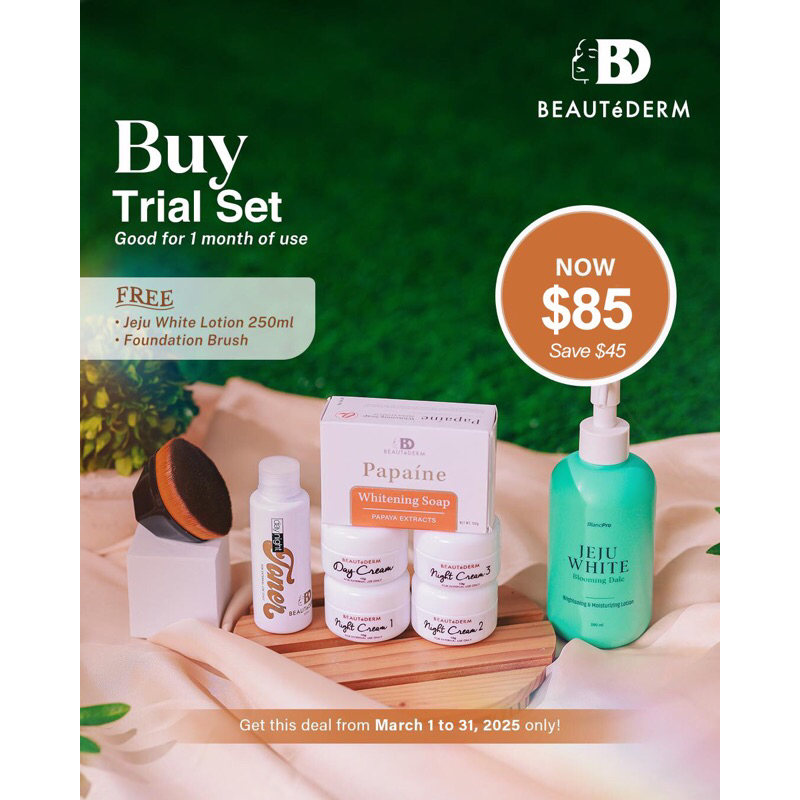 Beautederm Trial Beauty Set Promo | Shopee Singapore