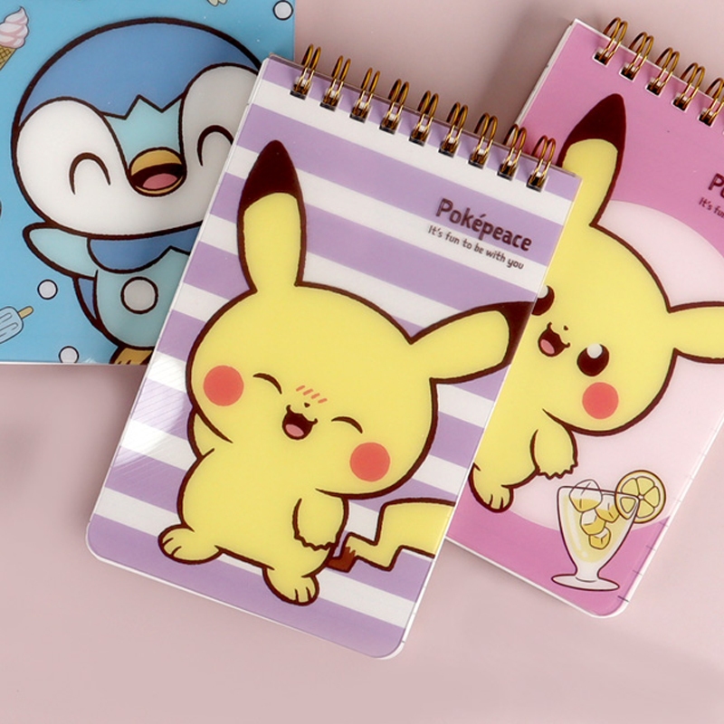 Pokemon Pokepeace PP Hard Cover Small Pocket Spiral Lined Notebook ...