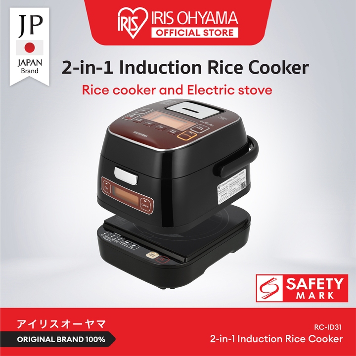 IRIS OHYAMA 2-in-1 Induction Rice Cooker (RC-ID31) | Shopee Singapore