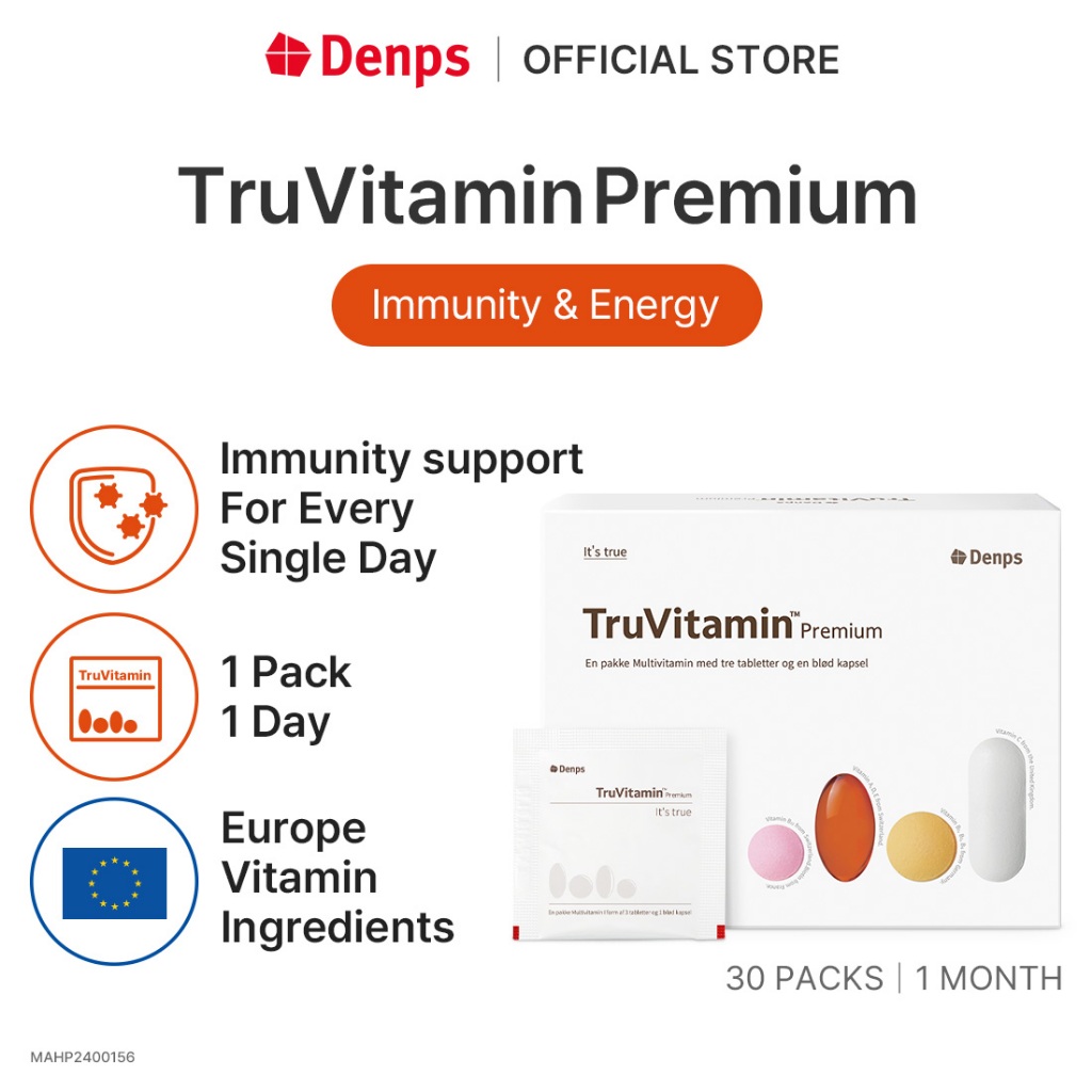 Denps TruVitamin Premium Immune, Energy, Healthy Hair & Skin and ...