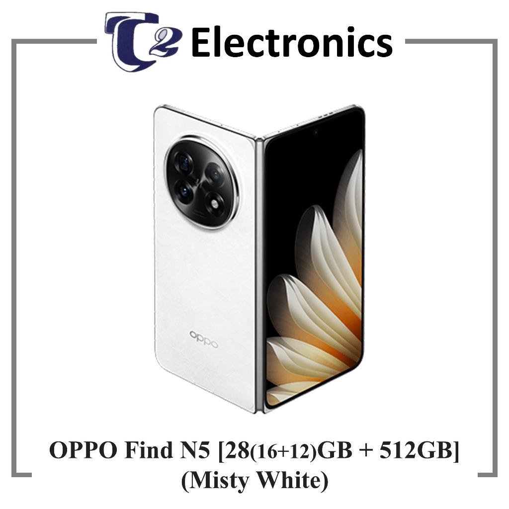 OPPO FIND N5 28GB (16GB+12GB Ram Expansion) + 512GB - T2 Electronics | Shopee Singapore