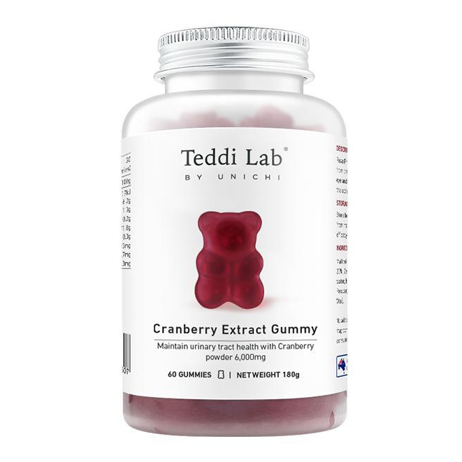 Teddi Lab Unichi Cranberry Extract Gummies (60 Gummies) | Shopee Singapore