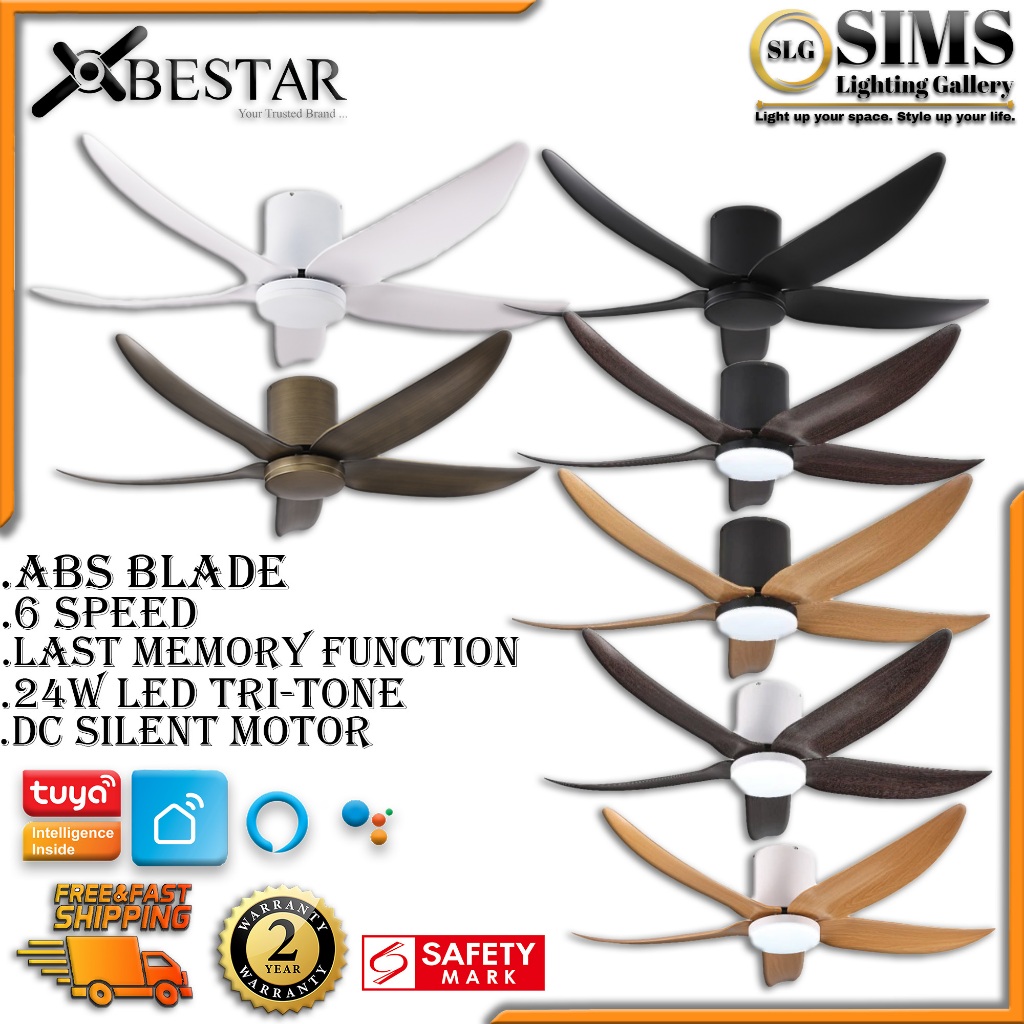 BESTAR VITO 5 DC Silent 24W LED TRI-TONE Fast / Free Delivery | Shopee ...