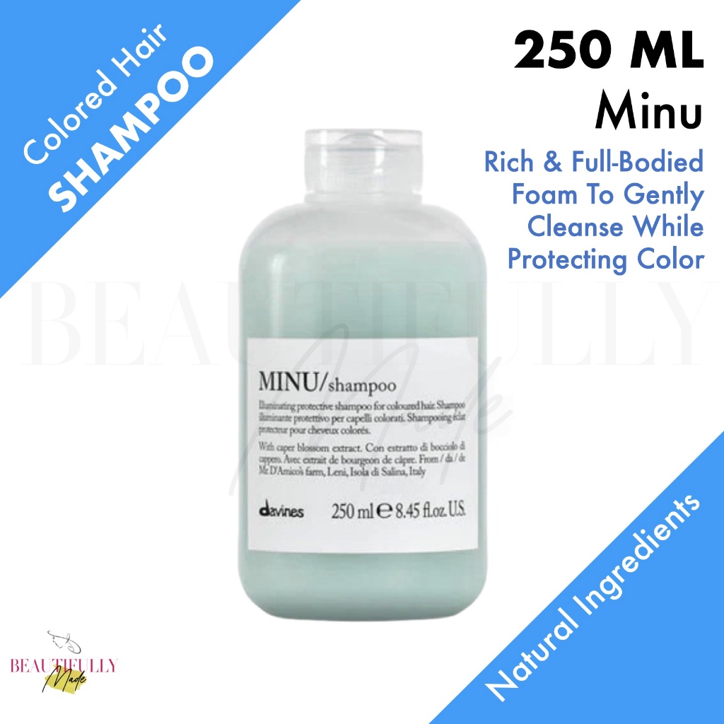 Davines Essential Haircare MINU Shampoo 250ml - Illuminating ...