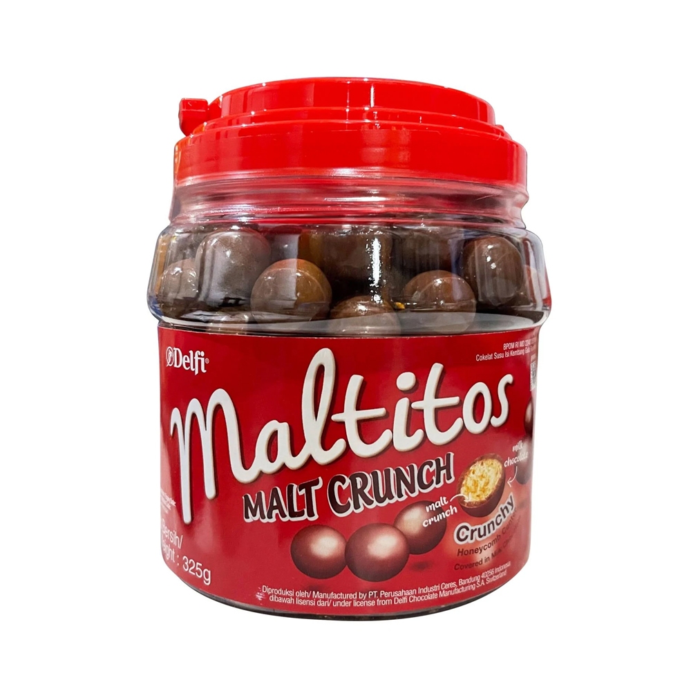 Delfi Maltitos Malt Crunch - 300g x 6 | Shopee Singapore