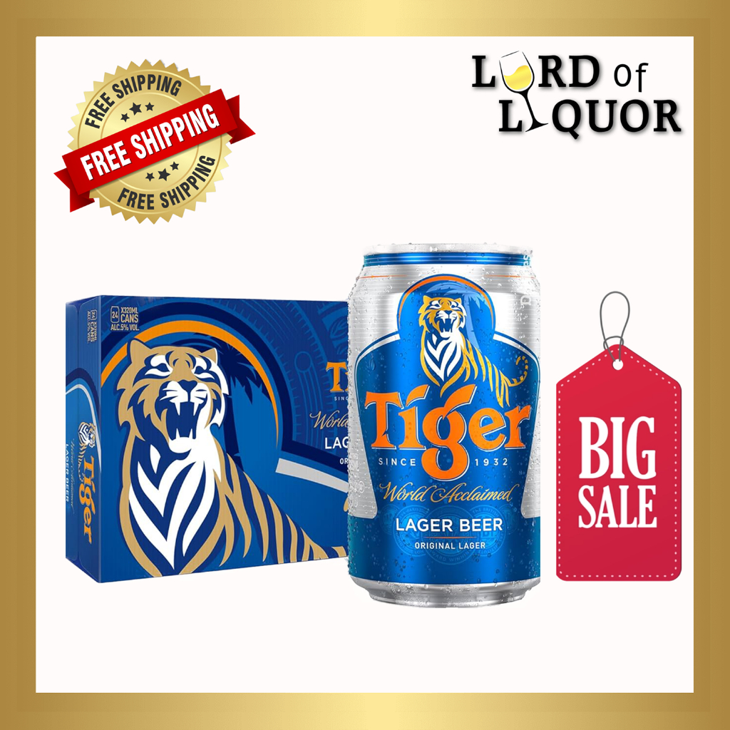 Tiger Lager Beer Can 24 X 320ml | Shopee Singapore