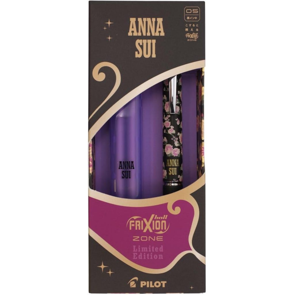 PILOT Frixion ball knock zone ANNA SUI/ANNA SUI Gift set [Rose Black ...