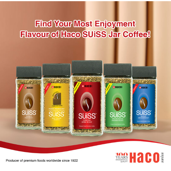 [SG] Haco SuiSS Freeze Dried Soluble Coffee 100g | Shopee Singapore