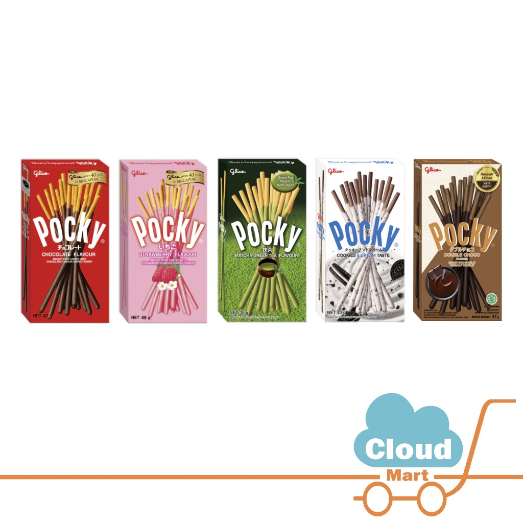 Glico Pocky Sticks (Mix & Match) (Chocolate / Strawberry / White Cookie ...
