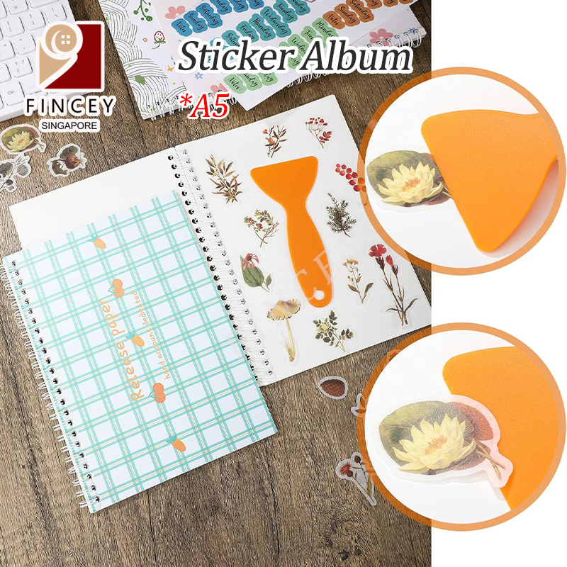【SG】Sticker Book Album A5 Reusable Blank Sticker Collecting Organizer ...