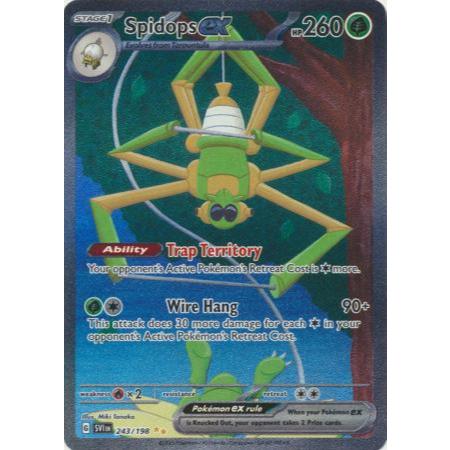 Pokemon TCG Card Spidops EX SV Scarlet Violet Base Set 243/198 Special ...