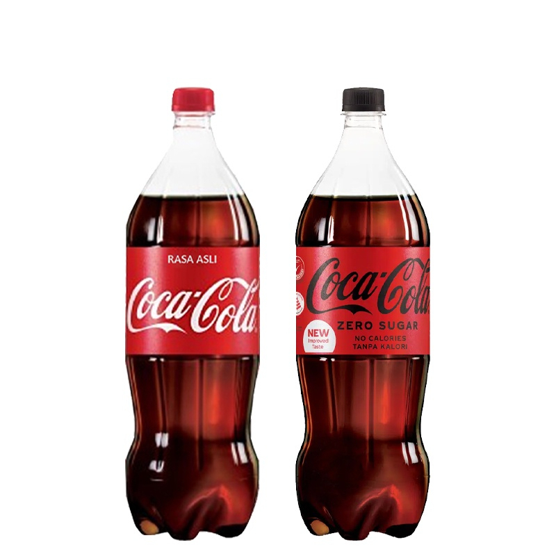 PRICE DROP Coke Coca Cola Rasa Asli / Zero Sugar (12 x 1.5L) | Shopee ...