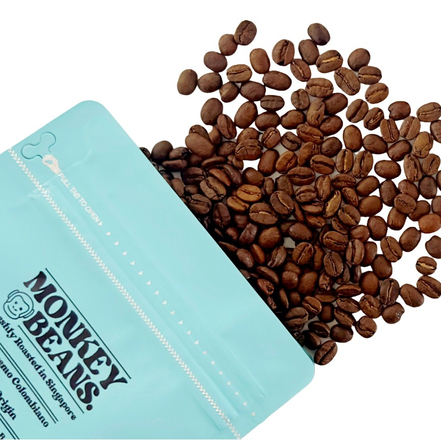 Monkey Beans El Supremo Colombiano Single Origin Coffee Beans ...