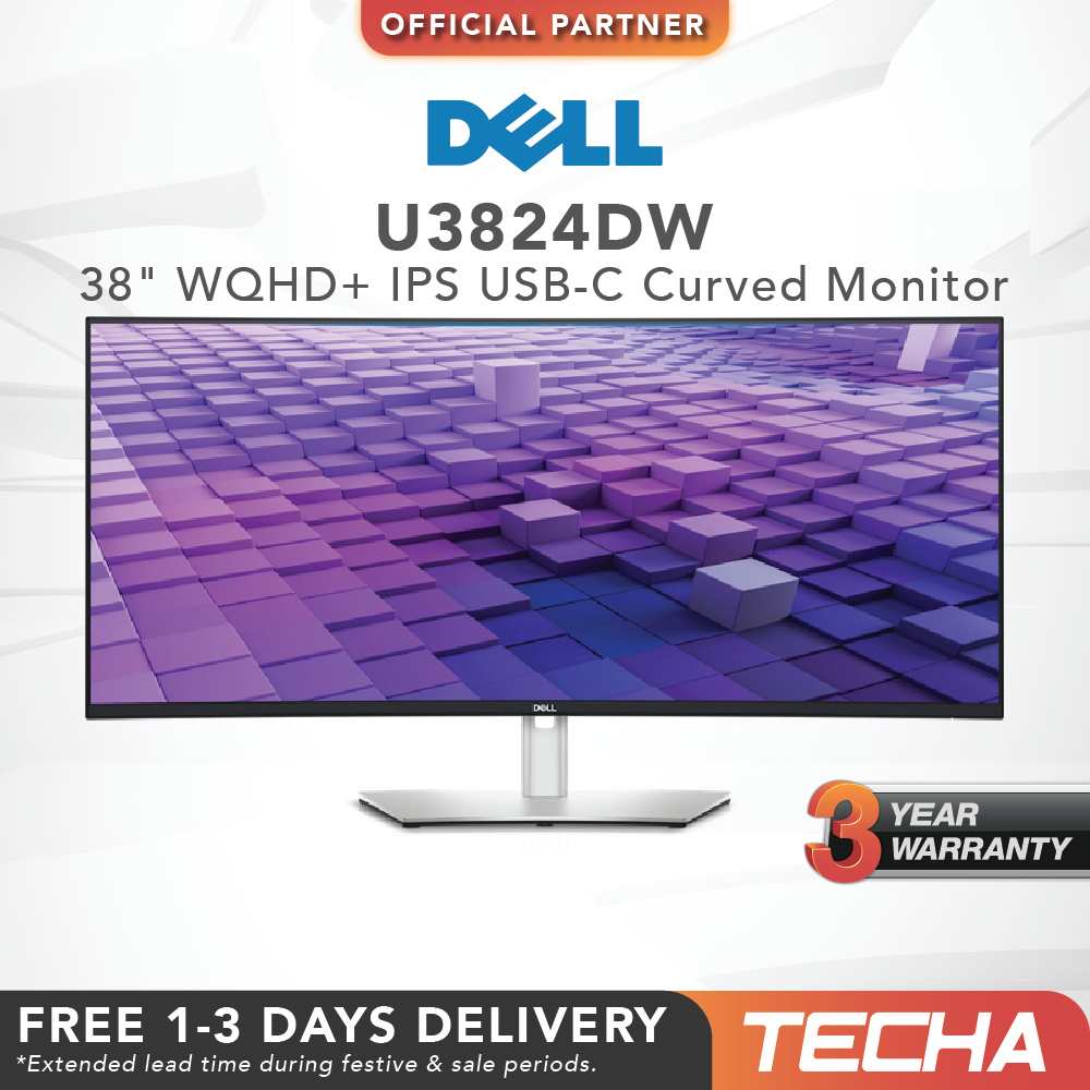 Dell UltraSharp U3824DW | 38" WQHD | IPS | Curved Monitor | Shopee ...