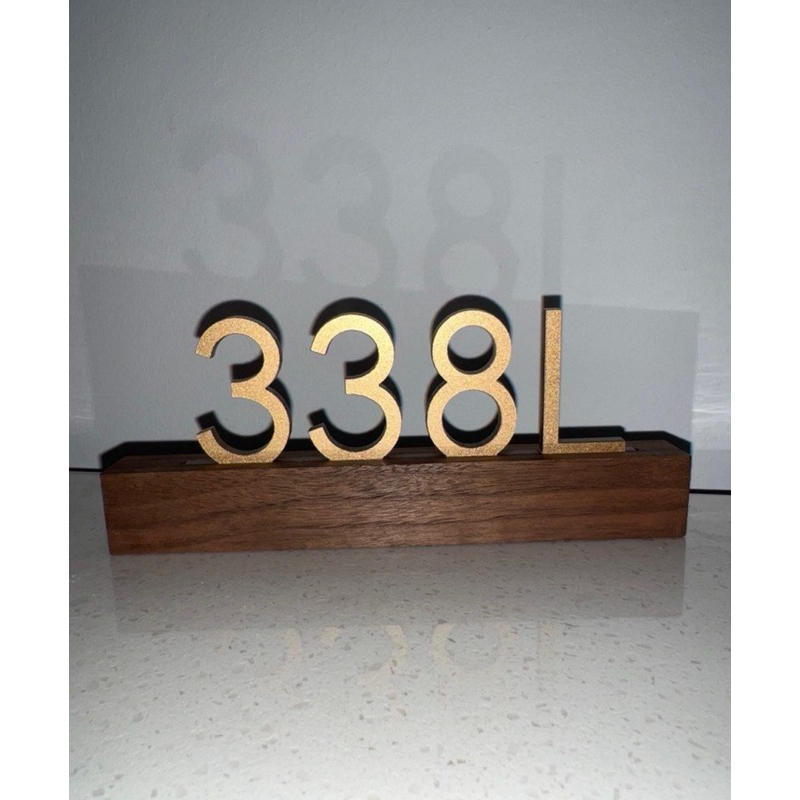 Customised Unit Sign Door Sign/ acrylic number plate, room number plate ...