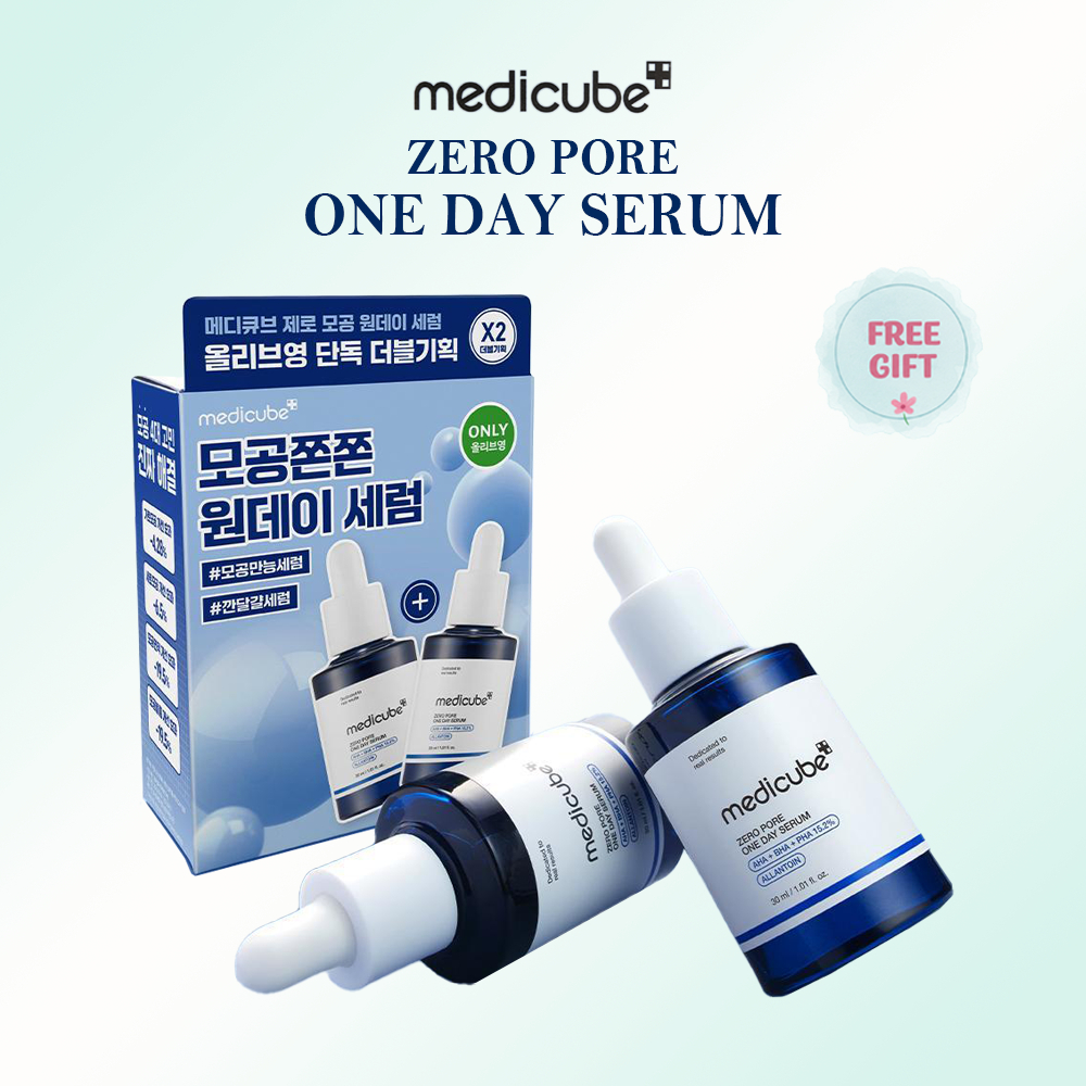 medicube Zero Pore One Day Serum double 30ml pore care | Shopee Singapore