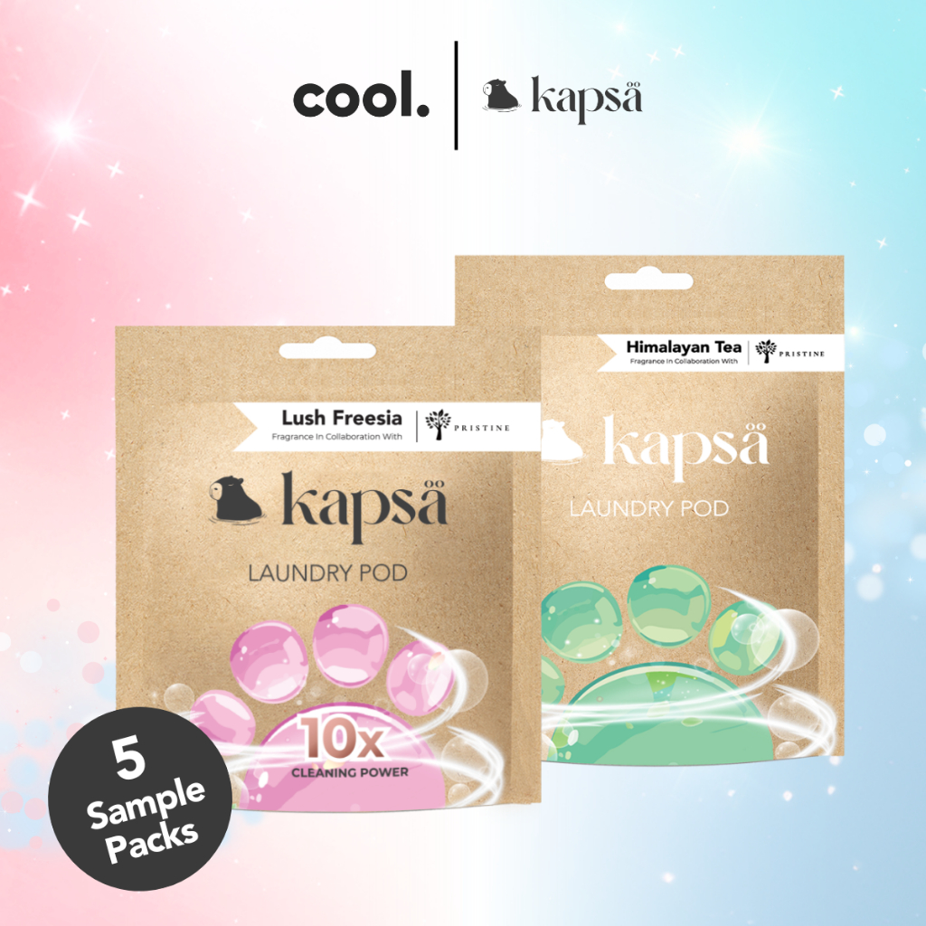 Kapsa 10-in-1 Laundry Pods Sample Pack Bundle (5Pcs) – Pristine Aroma ...