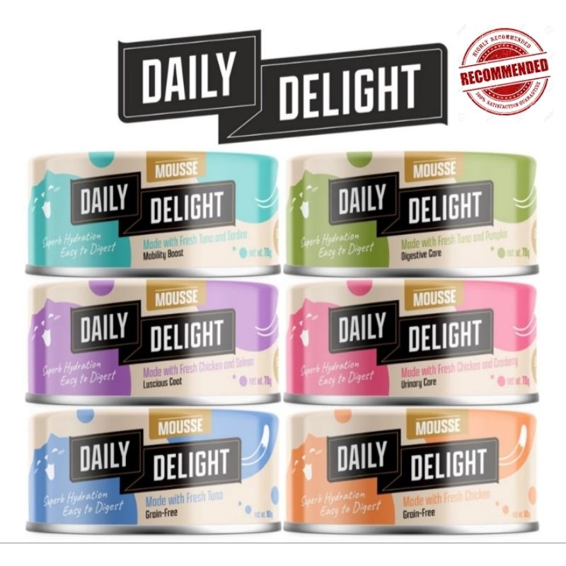 [Bundle of 24/Mixed] Daily Delight Mousse 80g | Shopee Singapore