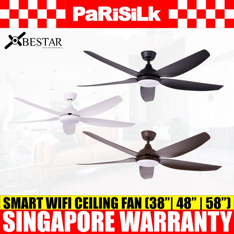 Bestar Star 5 Smart Wifi Ceiling Fan (38|45|58inch)(NO INSTALLATION ...