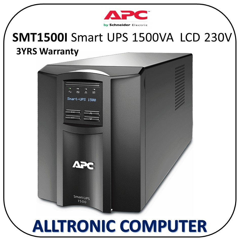 [Get FREE Adaptor] APC SMT1500I Smart-UPS, Line Interactive,1500VA,Tower,230V, 8x IEC C13 ...