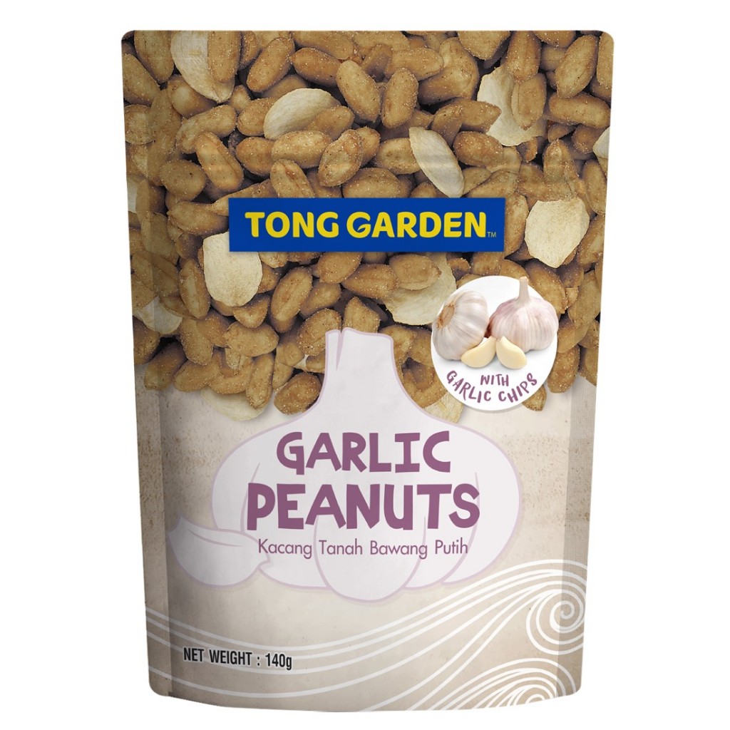 Tong Garden Garlic Peanuts 140g (Bundle of 4 packets) | Shopee Singapore