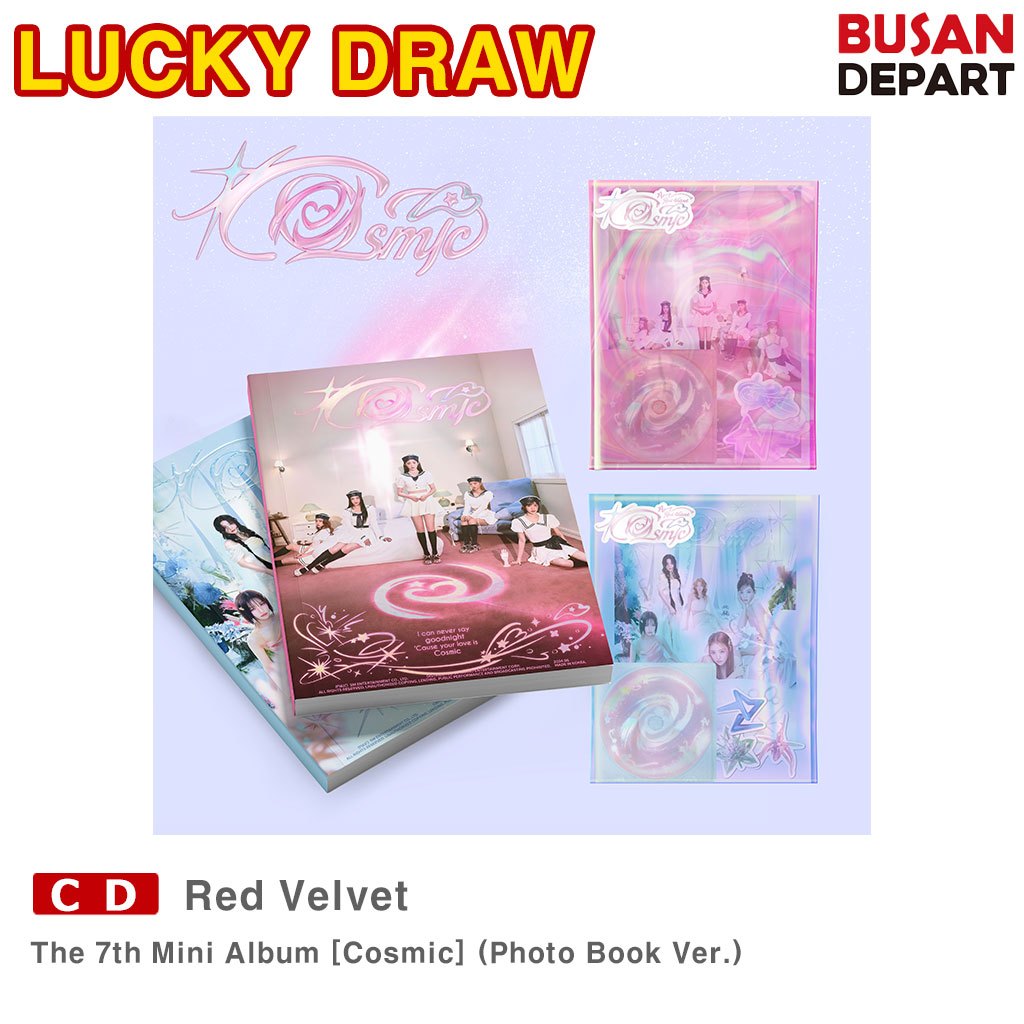 [Lucky Draw]Red Velvet The 7th Mini Album [Cosmic] (Photo Book Ver ...