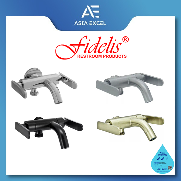 FIDELIS FT-106-4 CHROME / BLACK / GUN METAL / BRUSHED GOLD TWO WAY TAP ...