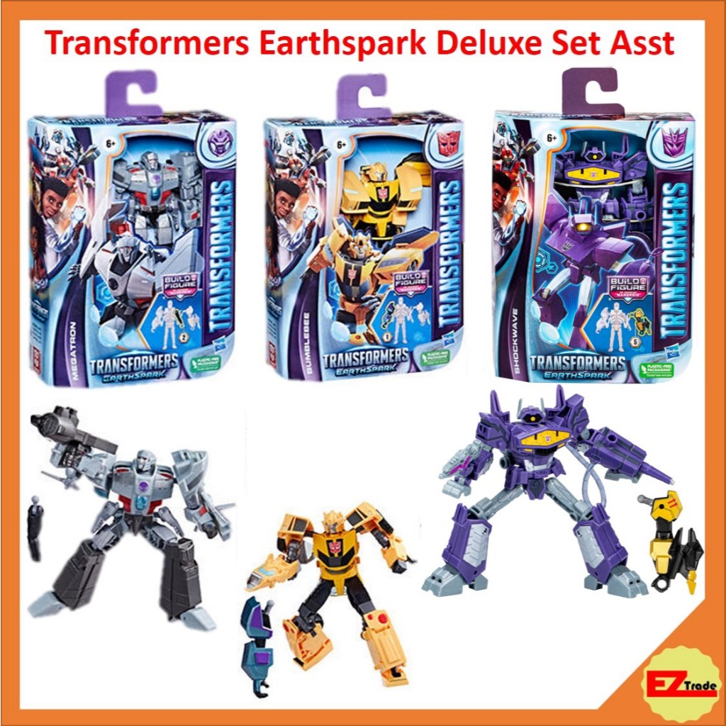 Hasbro Transformers EarthSpark Deluxe Class Assorted - Megatron ...