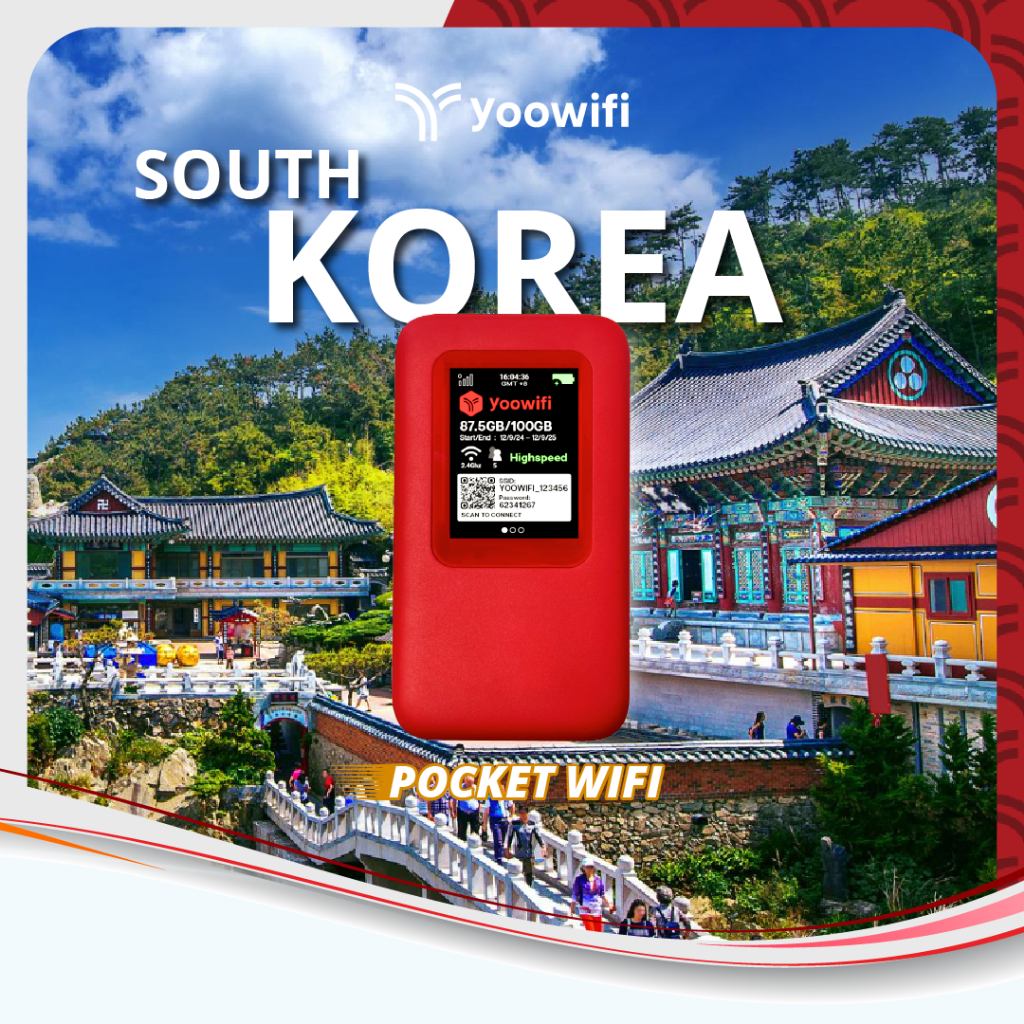 Yoowifi South Korea 10GB Unlimited data Pocket Wifi hotspot Rental ...