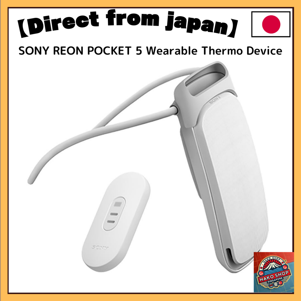 SONY REON POCKET 5 Wearable Thermo Device | Smart Neck Cooler & Heater ...
