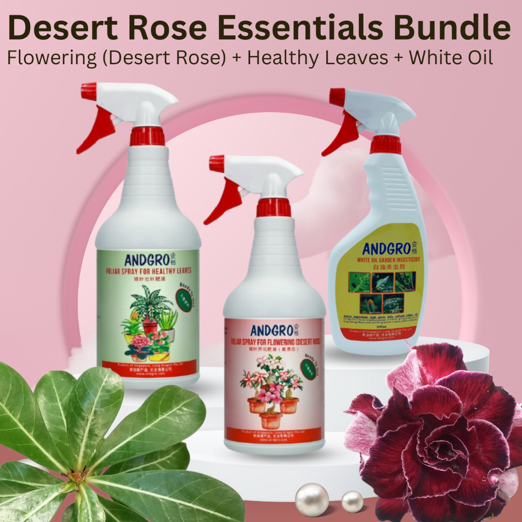 Foliar Spray for Flowering (Desert Rose) & Foliar Spray for Healthy ...