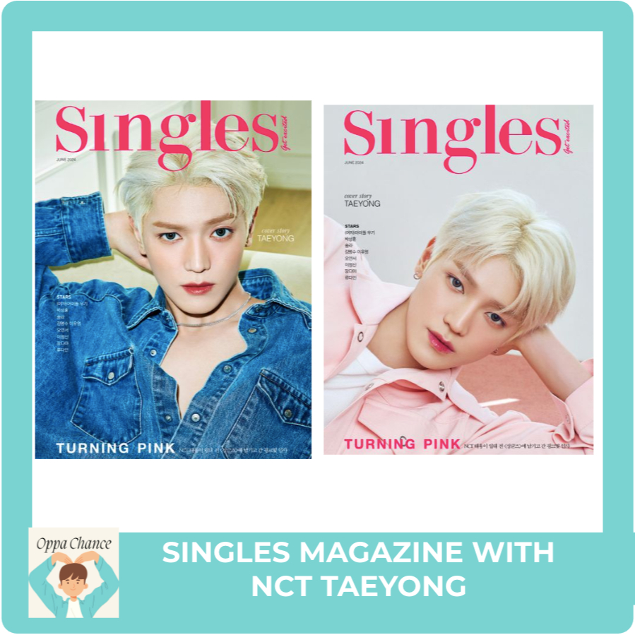 [Singles Magazine] June 2024 NCT Taeyong Cover (2 kinds) | Shopee Singapore