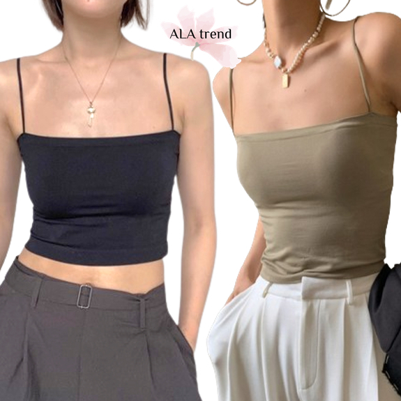 【SG stock】Square Neck Padded Bralette/Bra Top/Wireless Bra/Yoga Bra ...