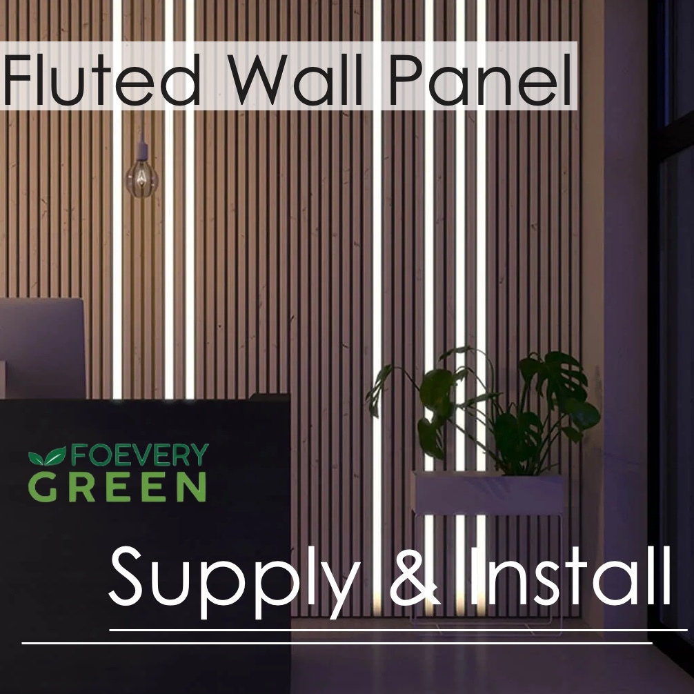 FLUTED WALL PANEL Fluted wall panel Home Office Partition panel pvc ...