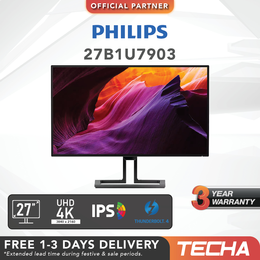 Philips 27B1U7903 | 27" 4K UHD | IPS | Mini-LED Thunderbolt 4 ...