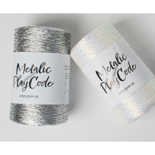 [Jumbo Metalic Playcode] The Hottest Code Yarn 1mm_250g 710m 100% ...
