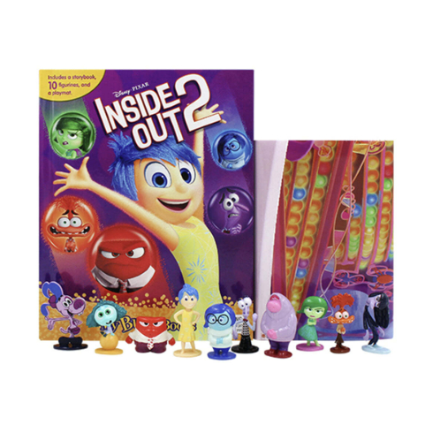 Disney Pixar Inside Out 2 My Busy Books with 10 figures, playmat ...