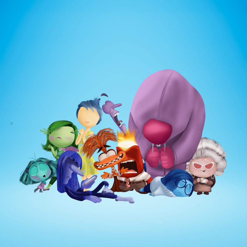 Inside Out 2 Themed Die Cut Stickers | Cute Stickers | Shopee Singapore