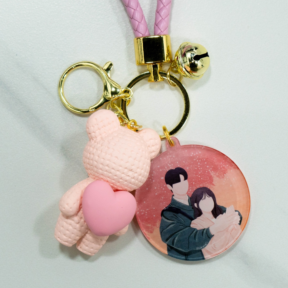 Lovely Runner Heart bear & illust Couple Keychains by kimmumii | Shopee ...