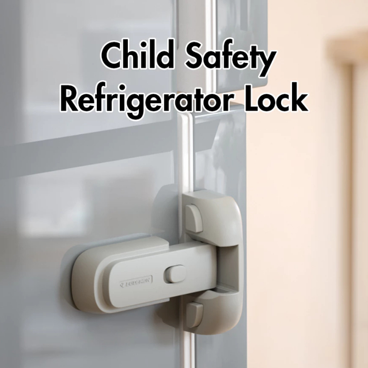 Child Safety Fridge Lock Single Door Refrigerator Door Stopper Baby ...