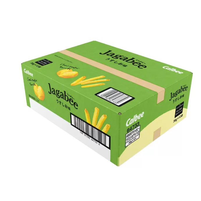 【Direct from JAPAN】Calbee Jagabee Lightly Salted 38g × 12 Pack | Shopee ...