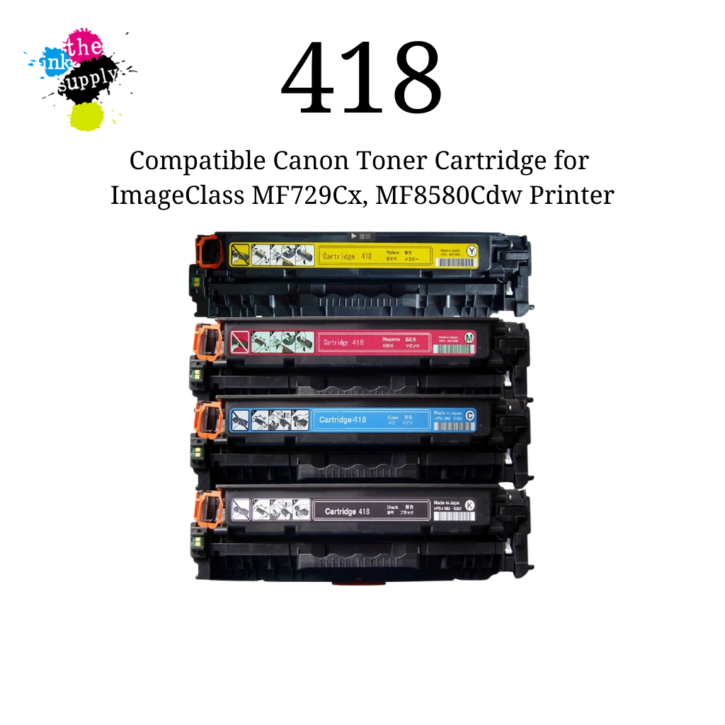 418 Compatible Canon Toner Cartridge for ImageClass MF729Cx MF8580Cdw ...