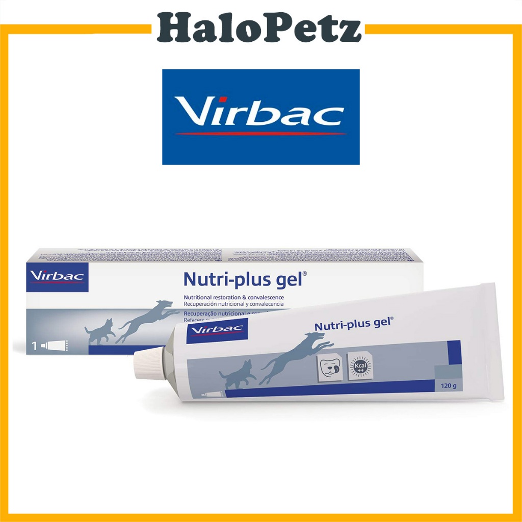 Virbac Nutri-Plus Gel Nutritional Supplement For Dogs & Cats 120g ...