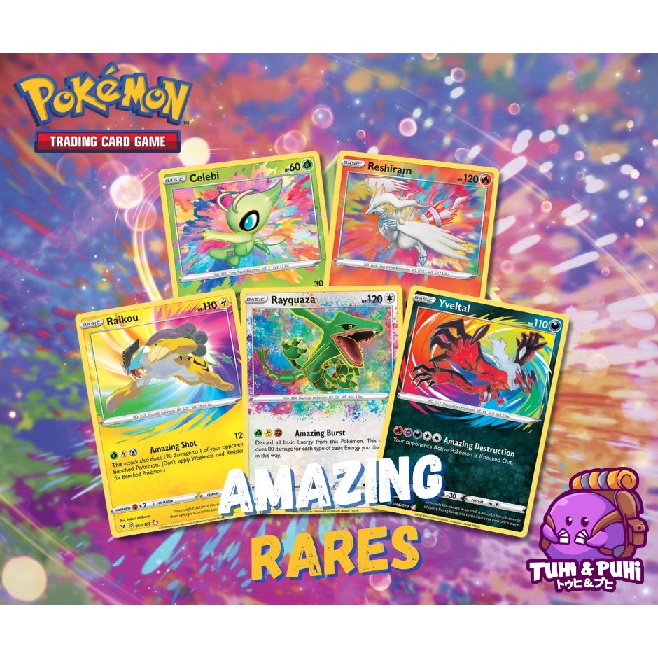 [Pokemon TCG] English Amazing Rare Collection (Rayquaza/Jirachi/Celebi ...
