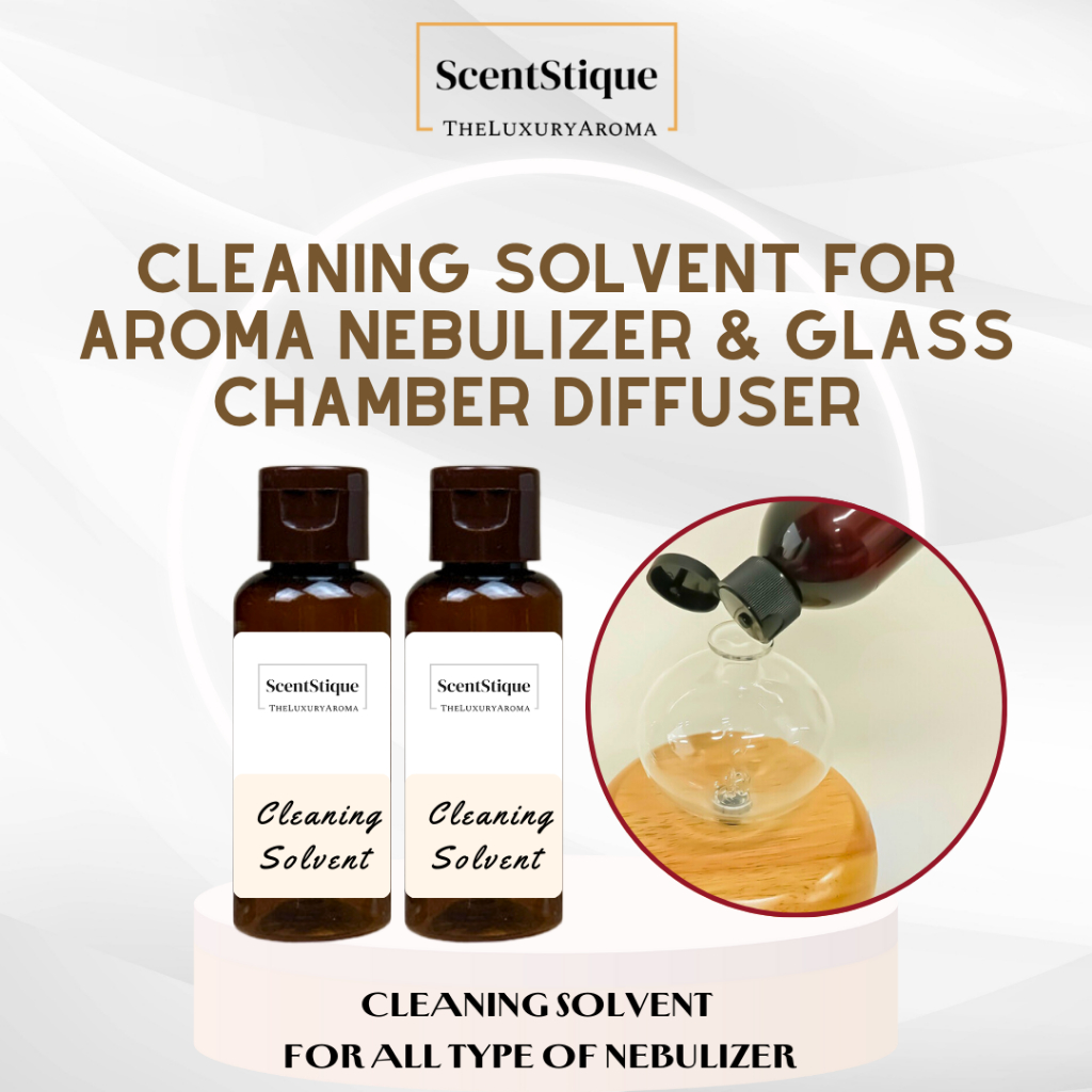 Cleaning Solvent - for all Aroma Nebulizer Diffuser & Glass Chamber ...